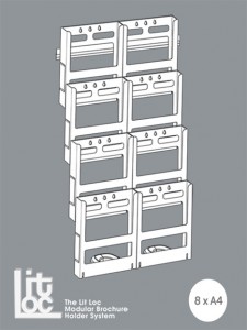 Lit Loc 8 x A4 Standard Configuration - Auckland Displays