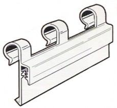 Wire basket Sign Holder, Triple Clip, SuperGrip - Auckland Displays